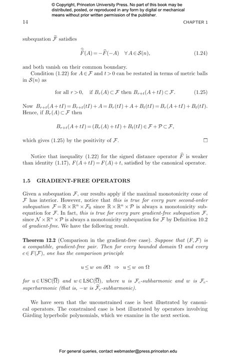 Comparison Principles For General Potential Theories And Pdes Princeton University Press