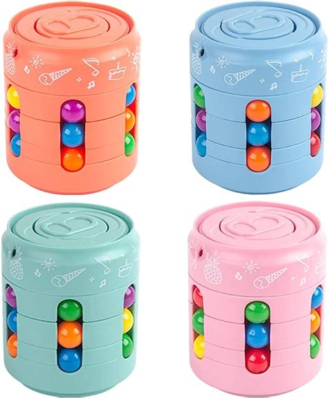 Cans Magic Bean Cube Fidget Cans Spinner Cube