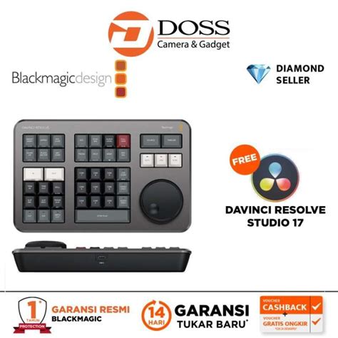 Promo Blackmagic Design Davinci Resolve Speed Editor Diskon 23 Di
