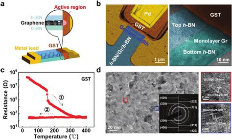 Memory Cell With Graphene Edge Contact A Schematic Of The Cell B Download Scientific