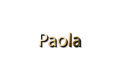 How Is Paola Pronounced In English At Mary Sprent Blog