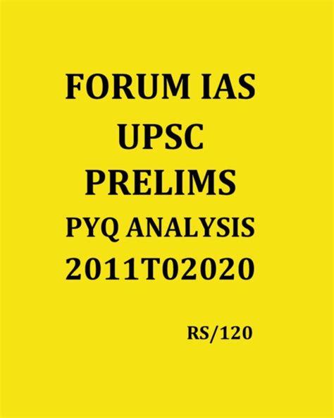 FORUM IAS UPSC PRELIMS PYQ ANALYSIS TO BLACK WHITE Imagerunners