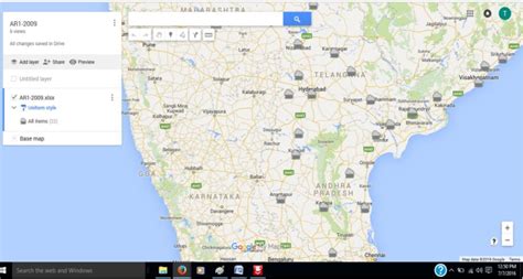 Figure 1 From Gis Map Based Spatial Analysis Of Rainfall Data Of Andhra Pradesh And Telangana