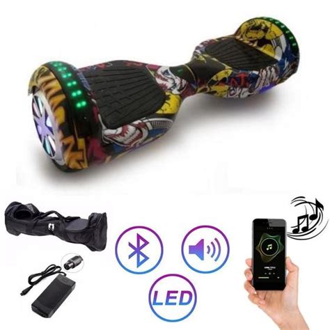 Hoverboard Clássico Hiphop 65 Polegadas Smart Balance Bluetooth