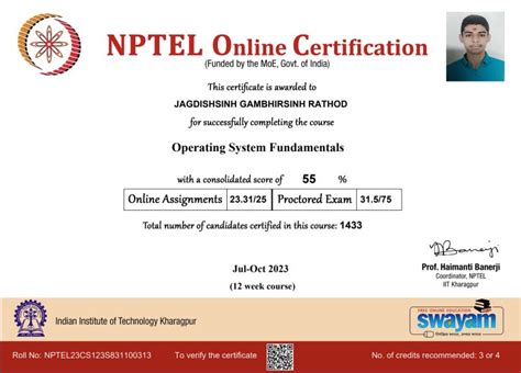 Nptel Operatingsystems Gratitude Learningjourney Jagdishsinh Rathod