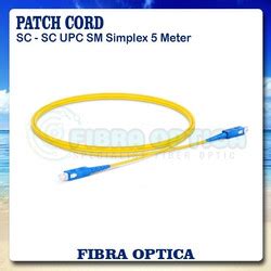 Jual Patch Cord SC SC SM 1m FO SC UPC SC UPC Single Mode Simplex 1 Meter Jakarta Pusat