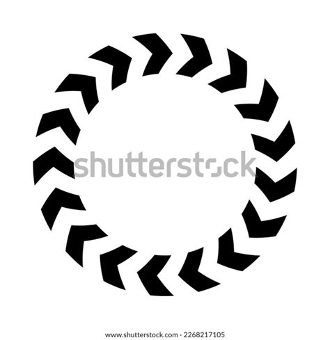 Chevron Circle Arrow Icon Round Arrow Stock Vector Royalty Free 2268217105 Shutterstock