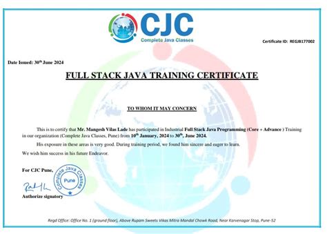mangesh lade on linkedin java certification javadeveloper