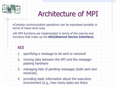 Ppt Mpi Message Passing Interface Powerpoint Presentation Free