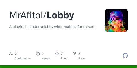 Github Mrafitol Lobby A Plugin That Adds A Lobby When Waiting For