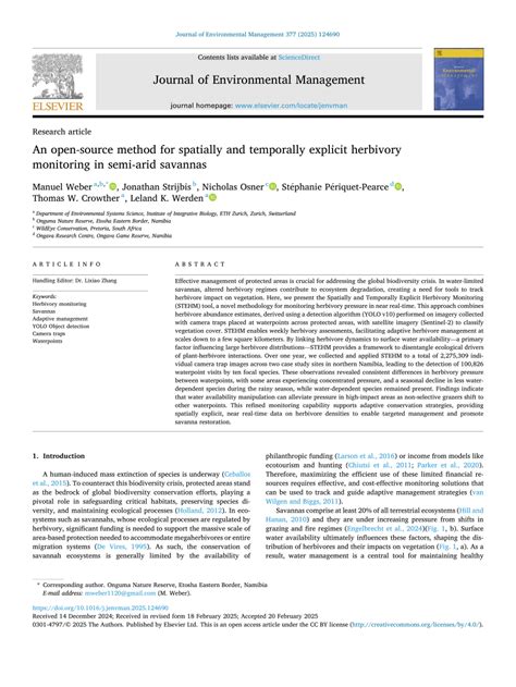 Pdf An Open Source Method For Spatially And Temporally Explicit