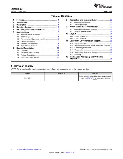 LM25118 Q1 Datasheet Controller Equivalent Texas Instruments