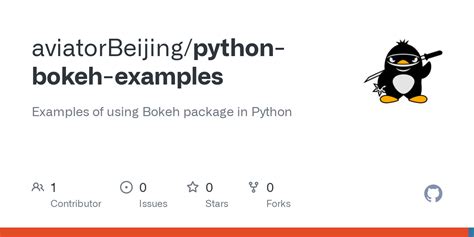 Github Aviatorbeijing Python Bokeh Examples Examples Of Using Bokeh Package In Python
