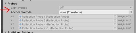 Reflection Probes Dropdown Menu Missing In Mesh Renderer Unity Engine Unity Discussions