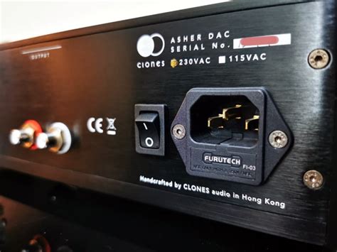 Clones Audio Asher Reference Dac With Femtoclock I2s Aes Ebu Inputs