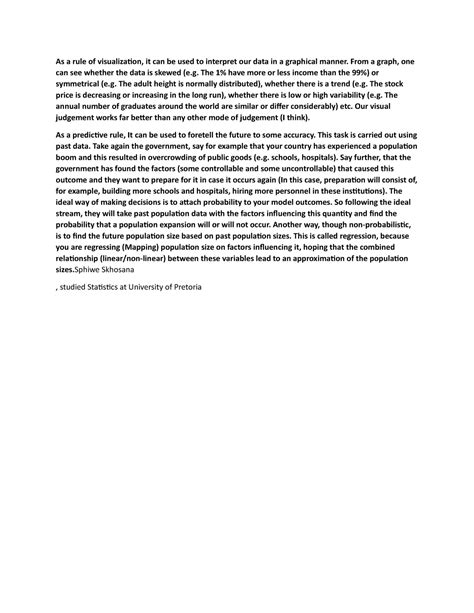 visualization lecture notes 3 as a rule of visualization it can be
