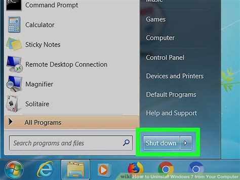 How To Uninstall Windows 7 From Your Computer With Pictures
