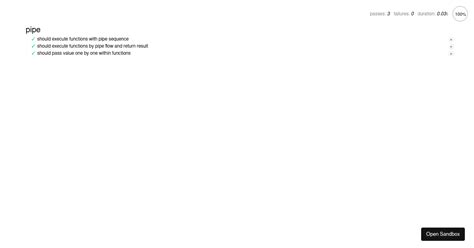 Mocha Unit Test Pipe Codesandbox