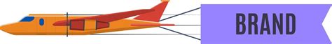 Airplane Pulling Advertising Banner Flying For Brand Promotion 71834691