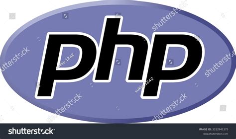 Php Vector Art Made Black Text Stock Vector Royalty Free Shutterstock