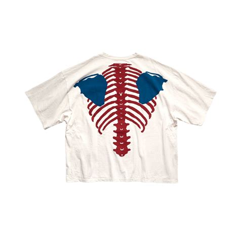 캐피탈 투톤 빅 포켓 티셔츠 트라이컬러 Kapital Kream