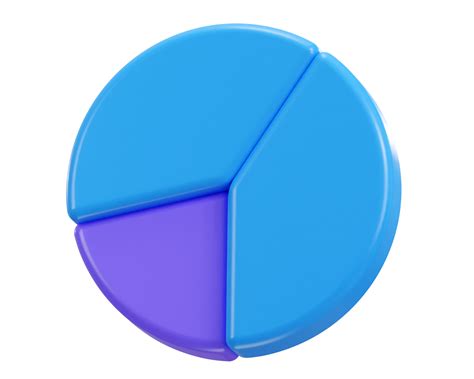 3d Pie Chart Icon Illustration 34759354 Png