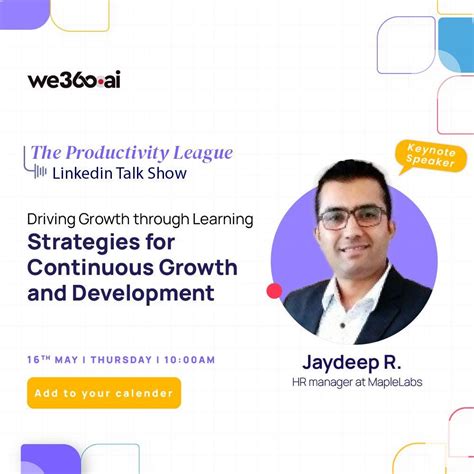 Jaydeep R On Linkedin Happy To Share That Ill Be Speaking At We 360ai On Creating A Learning