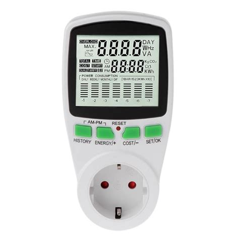 Power Energy Consumption Watt Meter Electricity Vicedeal