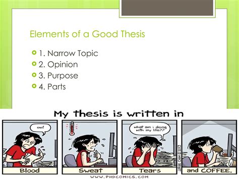 Thesis Statement Powerpoint And How To Write Thesis Statement Ppt