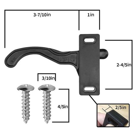 Rv باب مزلاج شاشة معدنية مزلاج استبدال عدة دخول باب الأجهزة الكارافانات