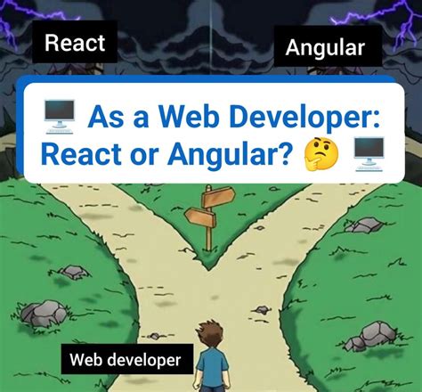 Praduman Trigun On Linkedin 🖥️ As A Web Developer React Or Angular 🤔 🖥️ Choosing Between React