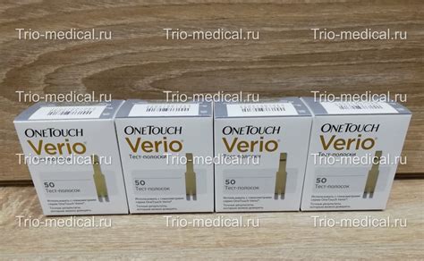 Тест-полоски One Touch Verio №100 LifeScan Europe (Россия) в ТРИО ...