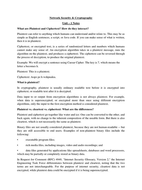 nsc notes pdf encryption key cryptography