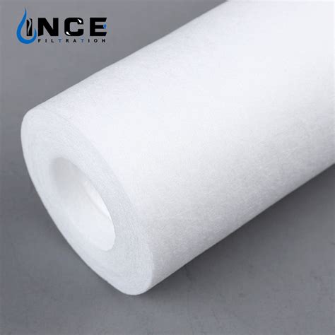 Melt Blown Filter Cartridges With High Filtration Precision Large Flow Rate And Uniform