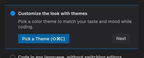 Get Started Next Button Styles Issue Microsoft Vscode GitHub