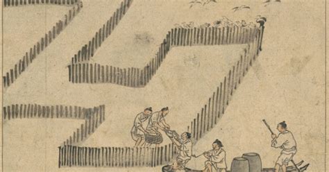 김홍도 고기잡이에 나오는 어살 무형문화재 지정