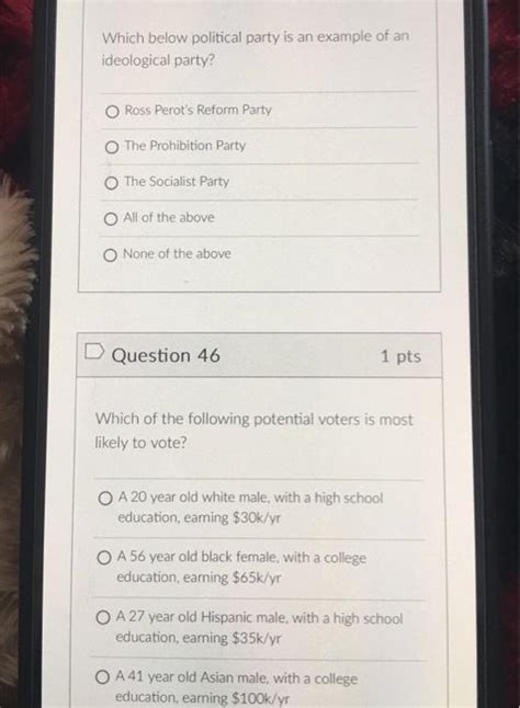 Which Below Political Party Is An Example Of A