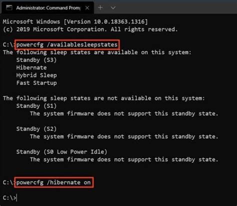 How To Enable Hibernate Mode On Windows 10 Using Cmd