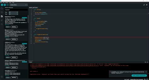 New To Arduino Ide Wondering Why It Doesnt Detect The Keys From A