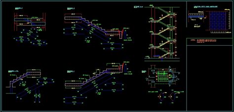 Staircase Multi Storey Building Dwg Section For Autocad • Designs Cad