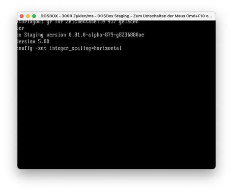 Integer Scaling Horizontal Text Is Cut Off With Minimal Window Size · Issue 2586 · Dosbox