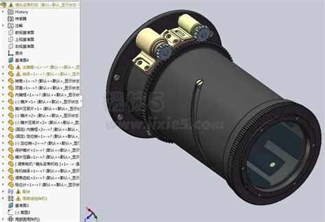 镜头变焦机构设计含三维模型 机械5