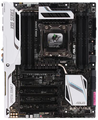 Купить Плата ASUS LGA2011-3 X99-DELUXE/U3.1 X99 8xDDR4-2133 5xPCI-Ex16 ...