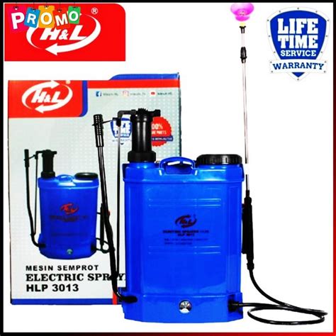 Mesin Semprot Hama 13 8 Liter Tenaga Battery H L HLP3013 Electrik Battery Sprayer Lazada
