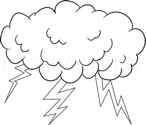 How To Draw Lightning Drawing Step By Step By Dawn DragoArt