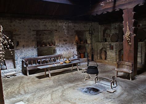 Medieval Peasant Houses Interior