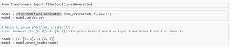 T5forconditionalgeneration Object Has No Attribute Pruneheads 🤗