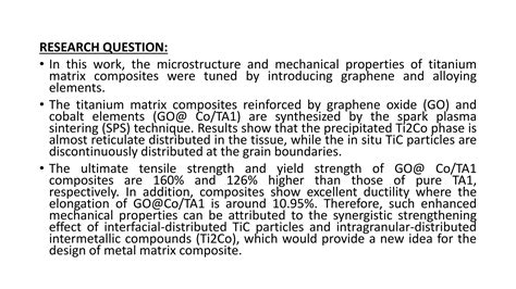 Microstructure And Properties Of Titanium Matrix Composites Synergisticallypptx