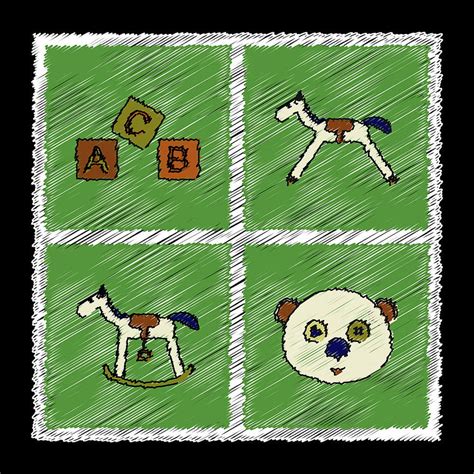 벡터에서 평면 음영 스타일 아이콘 어린이 장난감 세트 Ai Eps Uidownload