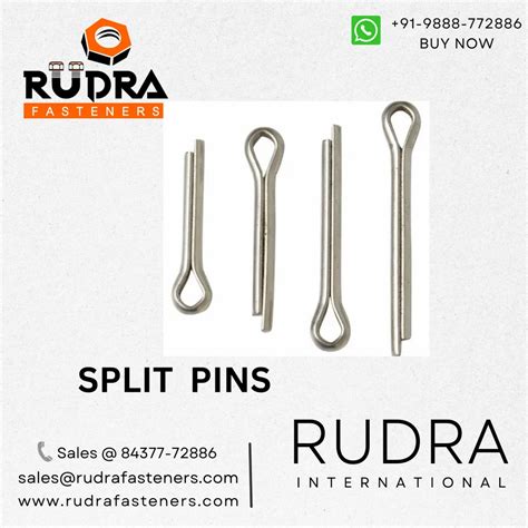 Polished Silver Ms Split Pin At Rs 0 51 Piece In Ludhiana Id